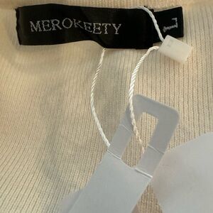 Merokeety | Dresses | Nwt Merokeety Sweater Bodycon Button Mini Dress ...